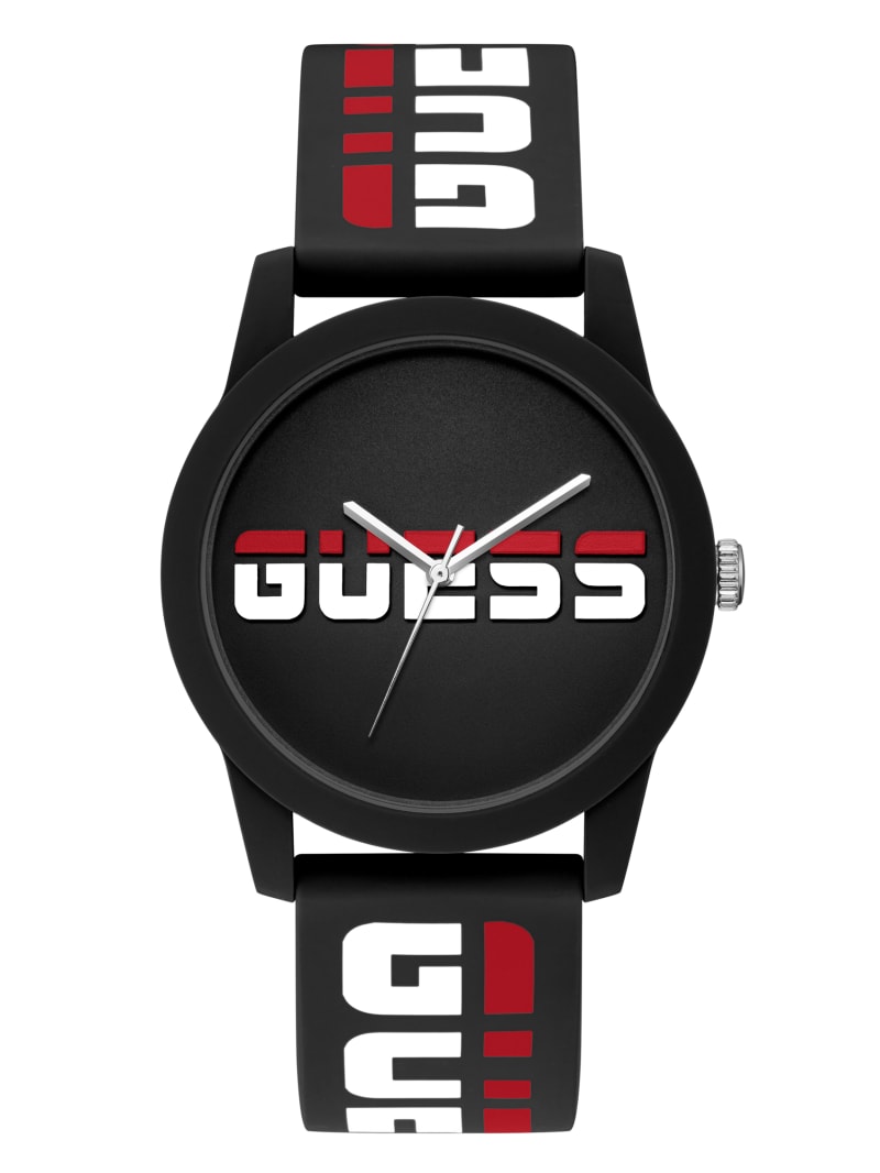 Guess Black Logo Analog Watch - GW0266G1-MULTI
