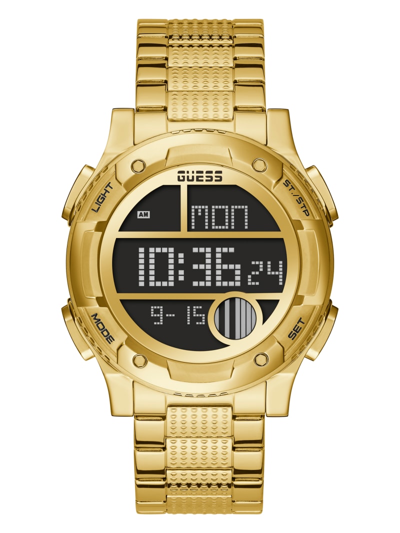 Guess Gold-Tone Digital Watch - GW0271G2-MULTI