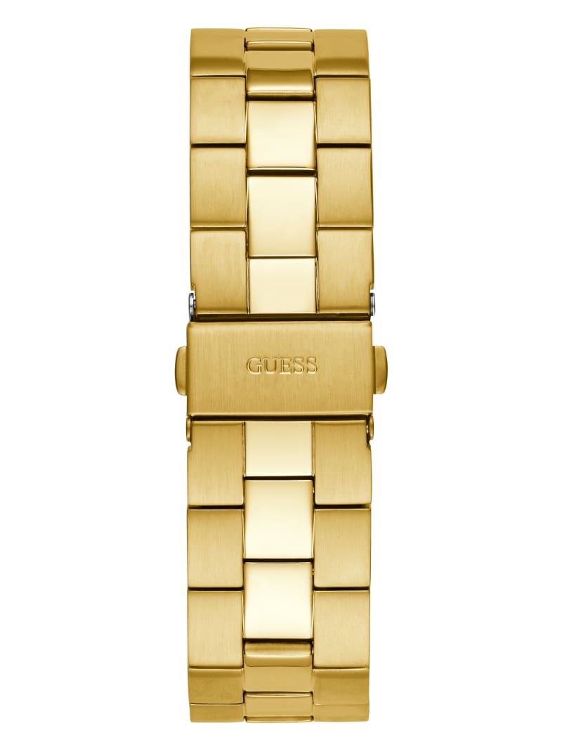 Guess Perspective Gold-Tone and Black Analog Watch - GW0276G2-MULTI