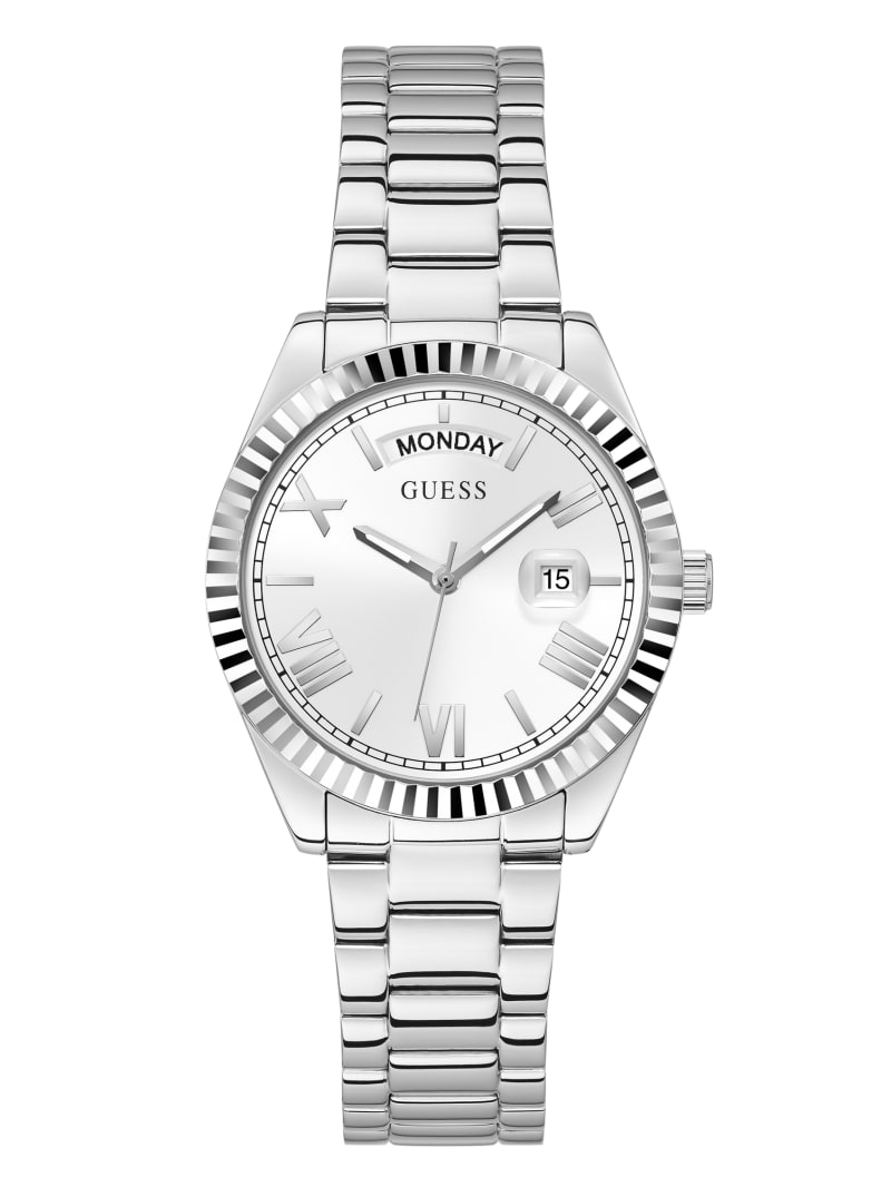 Silver Tone Analog Watch Guess Canada