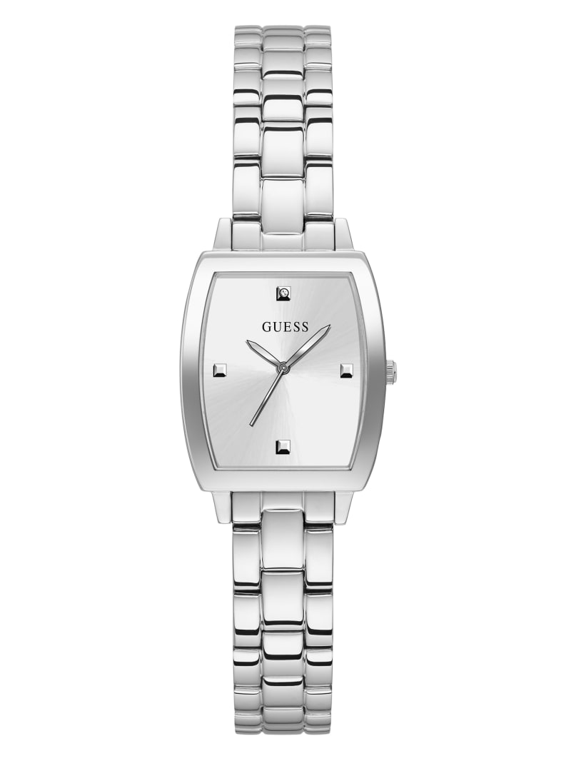 Silver Tone And Diamond Analog Watch Guess Canada