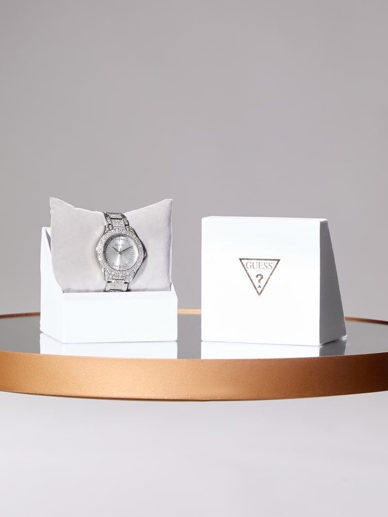 Silver-Tone Analog Watch | GUESS