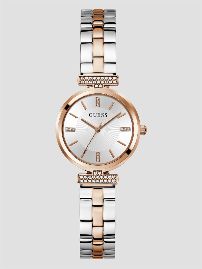 Two-Tone Analog Watch | GUESS