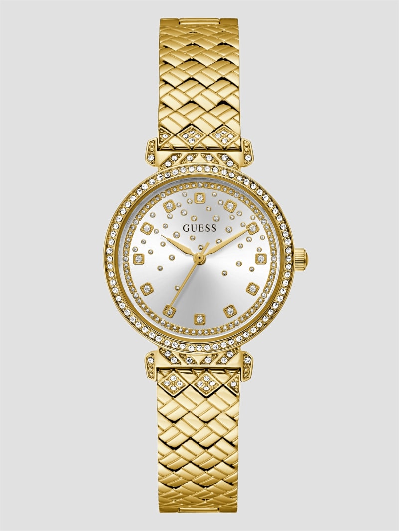 Gold-Tone Analog Watch | GUESS