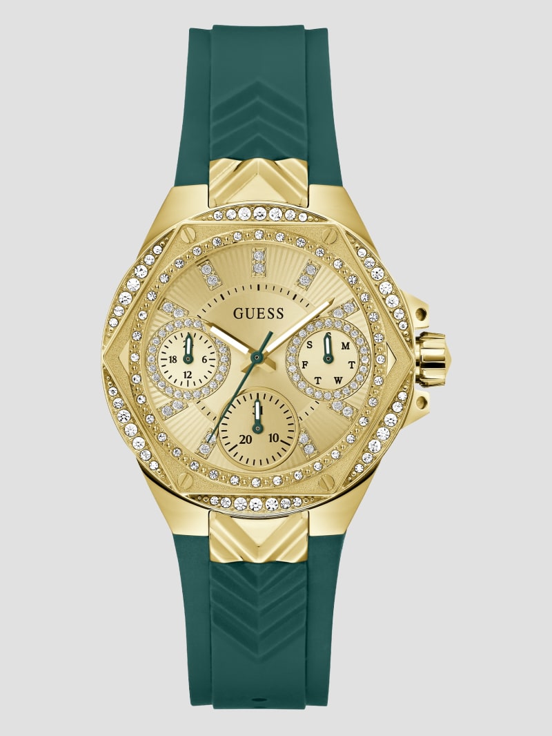 Two-Tone Multifunction Silicon Watch | GUESS