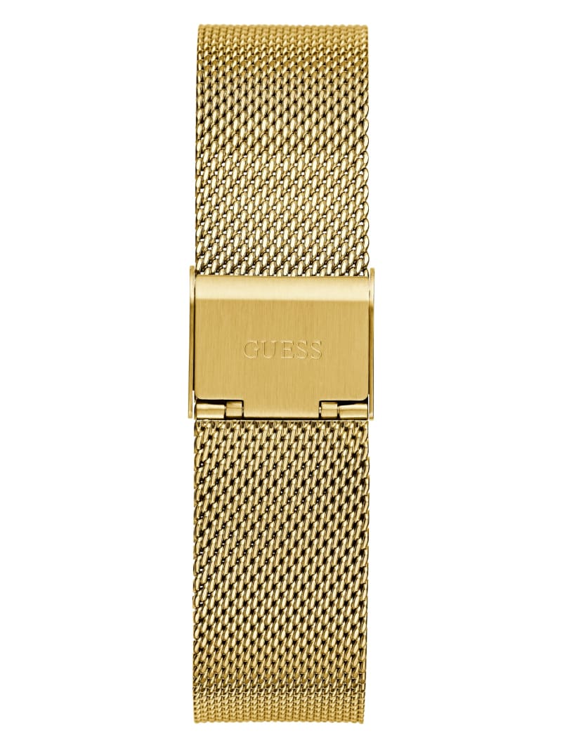 Gold-Tone Mesh Analog Watch | GUESS