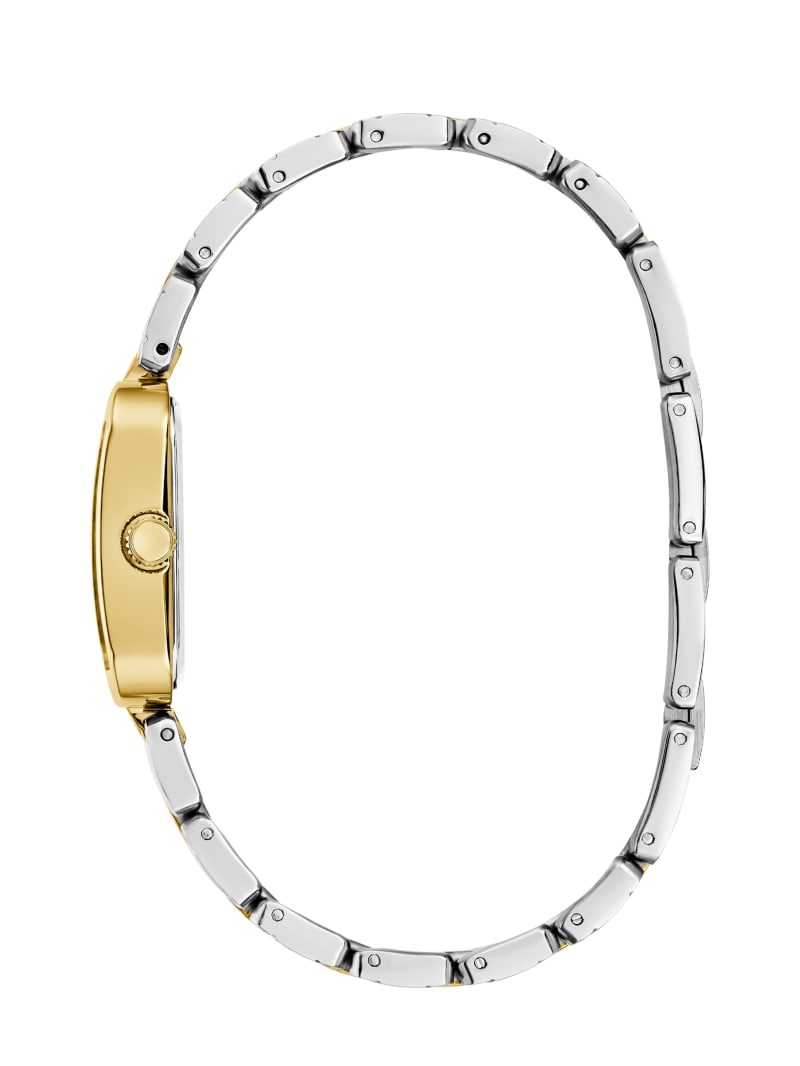 Silver and Gold-Tone Analog Watch | GUESS Canada