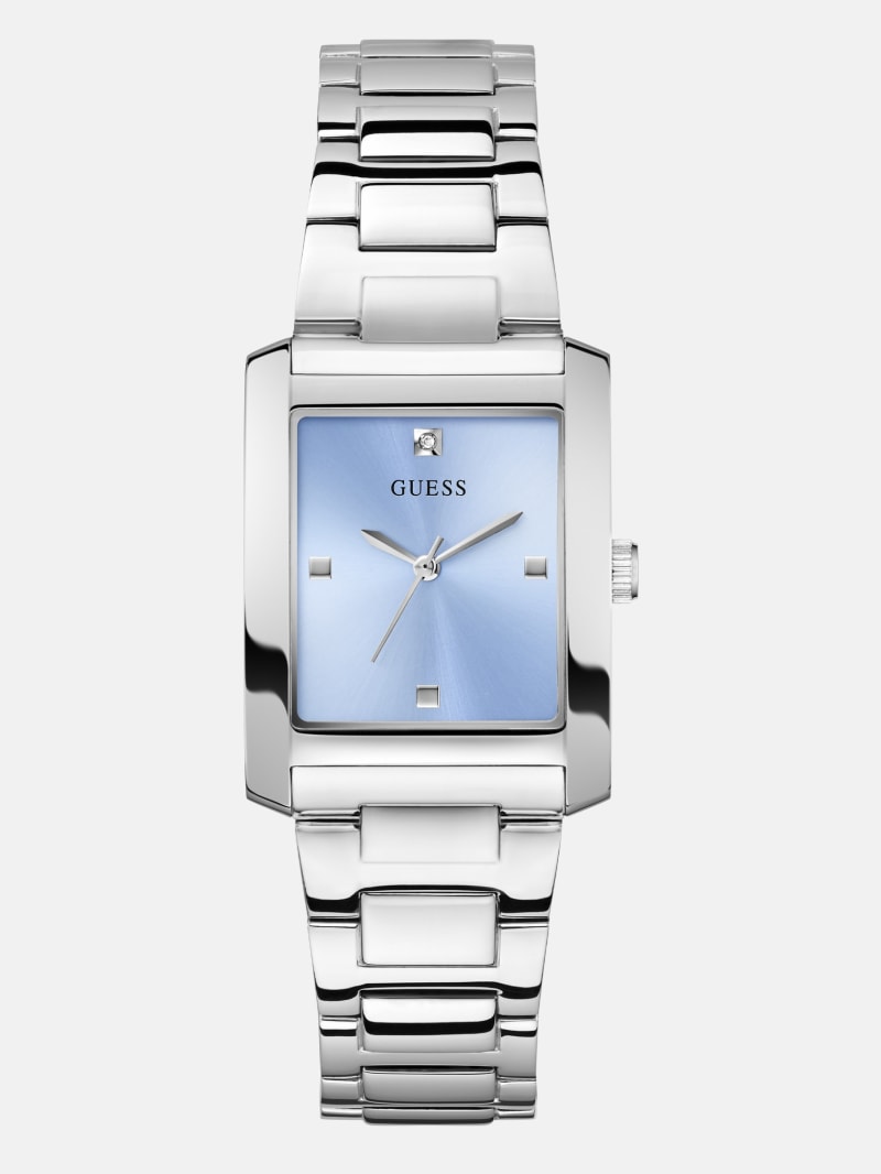 GUESS® Silver-Tone Analog Watch