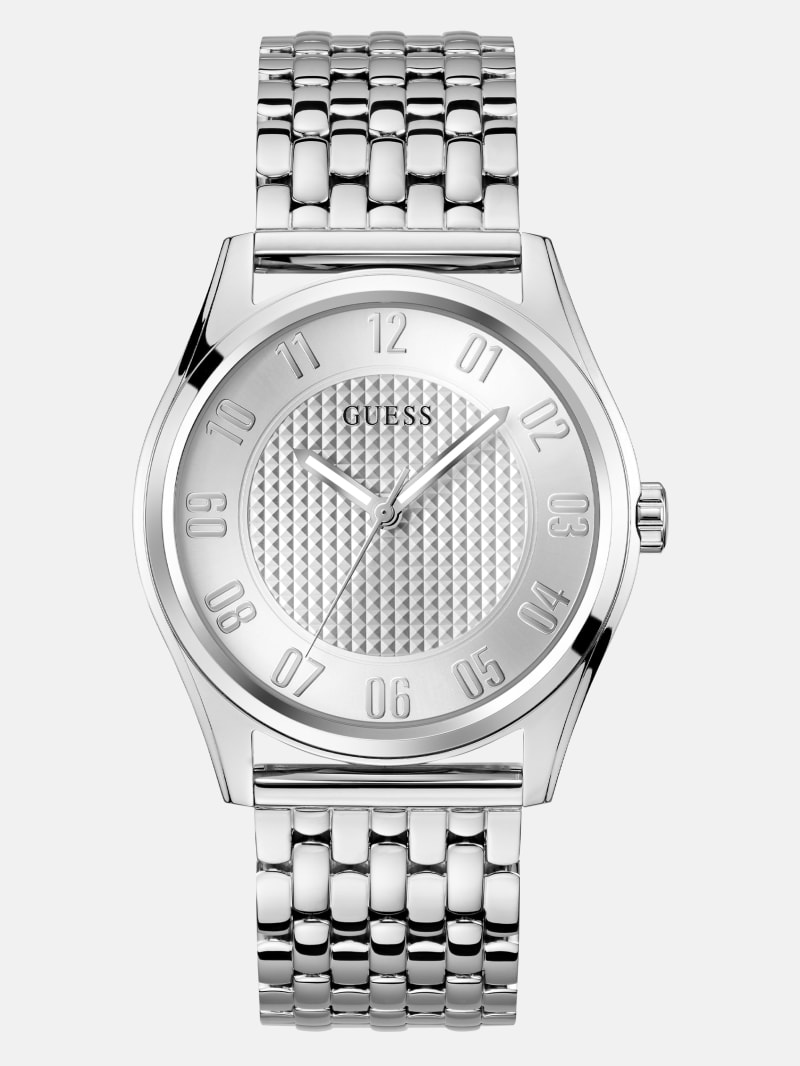 Silver-Tone Analog Watch | GUESS Canada
