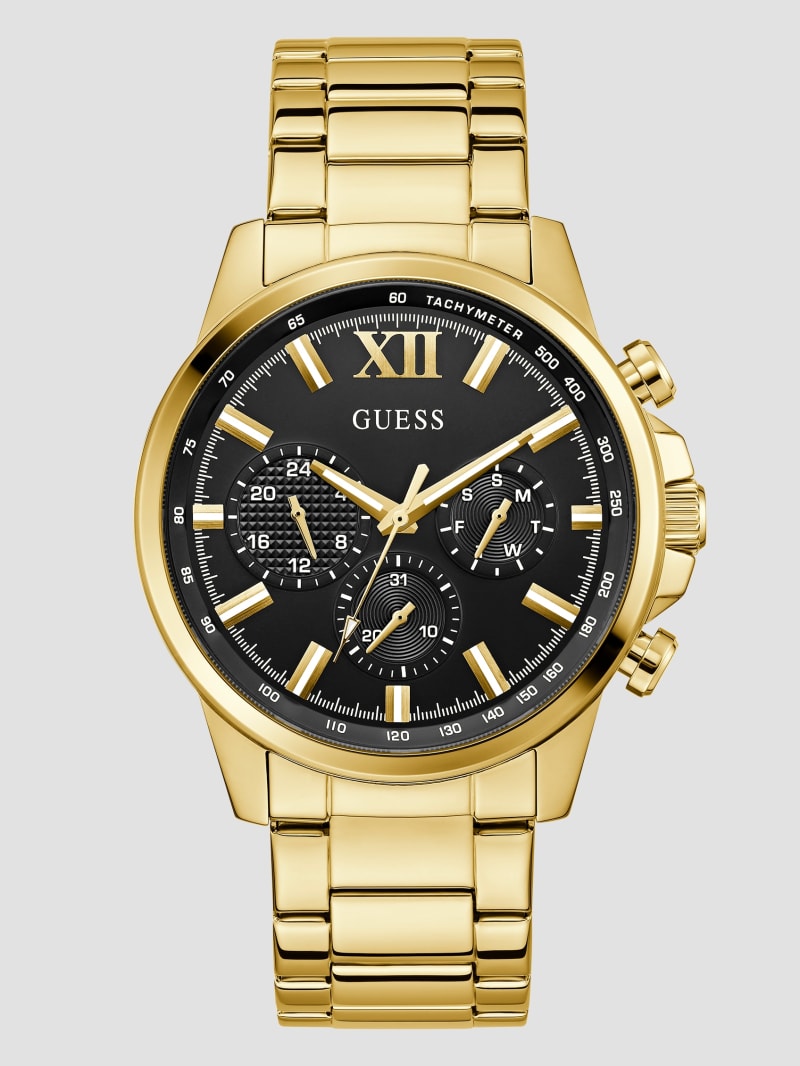GUESS® Gold-Tone Multifunction Watch