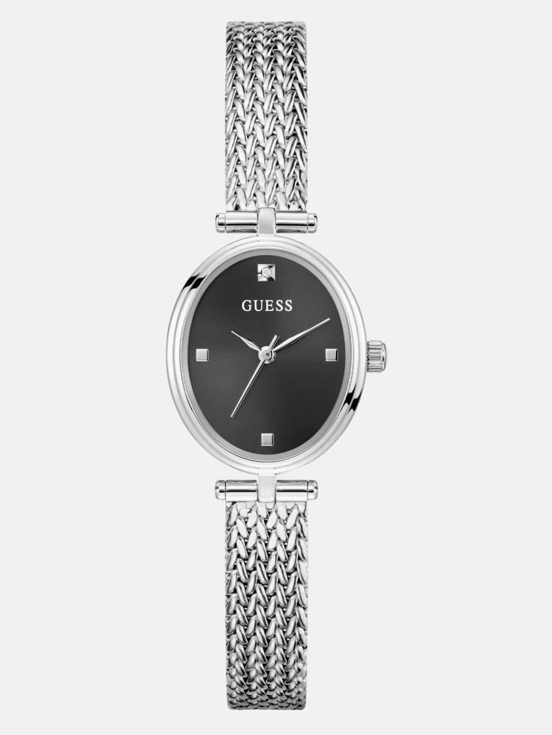 GUESS® Silver-Tone Analog Watch