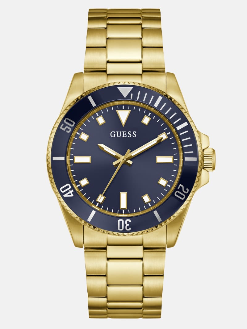 GUESS® Gold-Tone Analog Watch