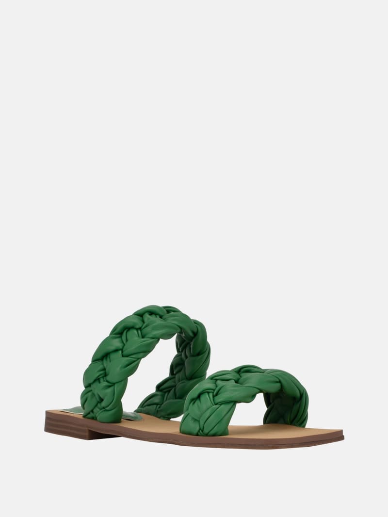 GUESS® Raign Woven Mule Slides