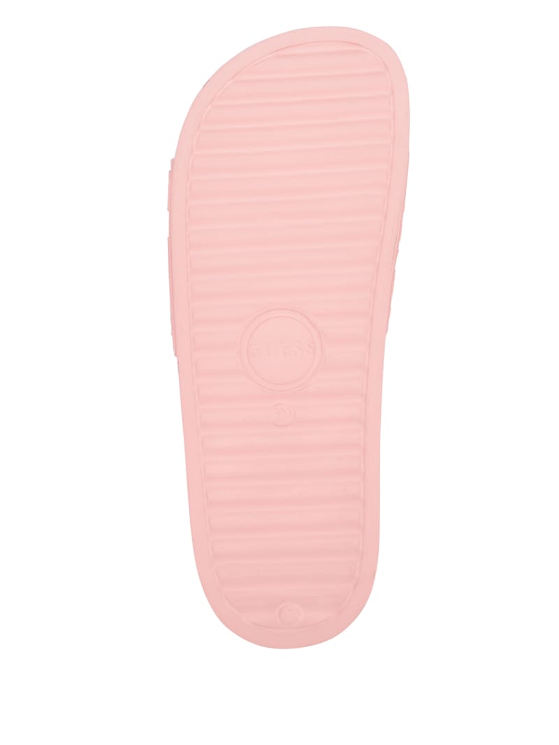 Guess Shocker Logo Pool Slide - GWSHOCKER-DPINK