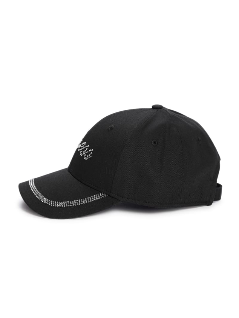 Rhinestone Logo Baseball Hat | GUESS Factory