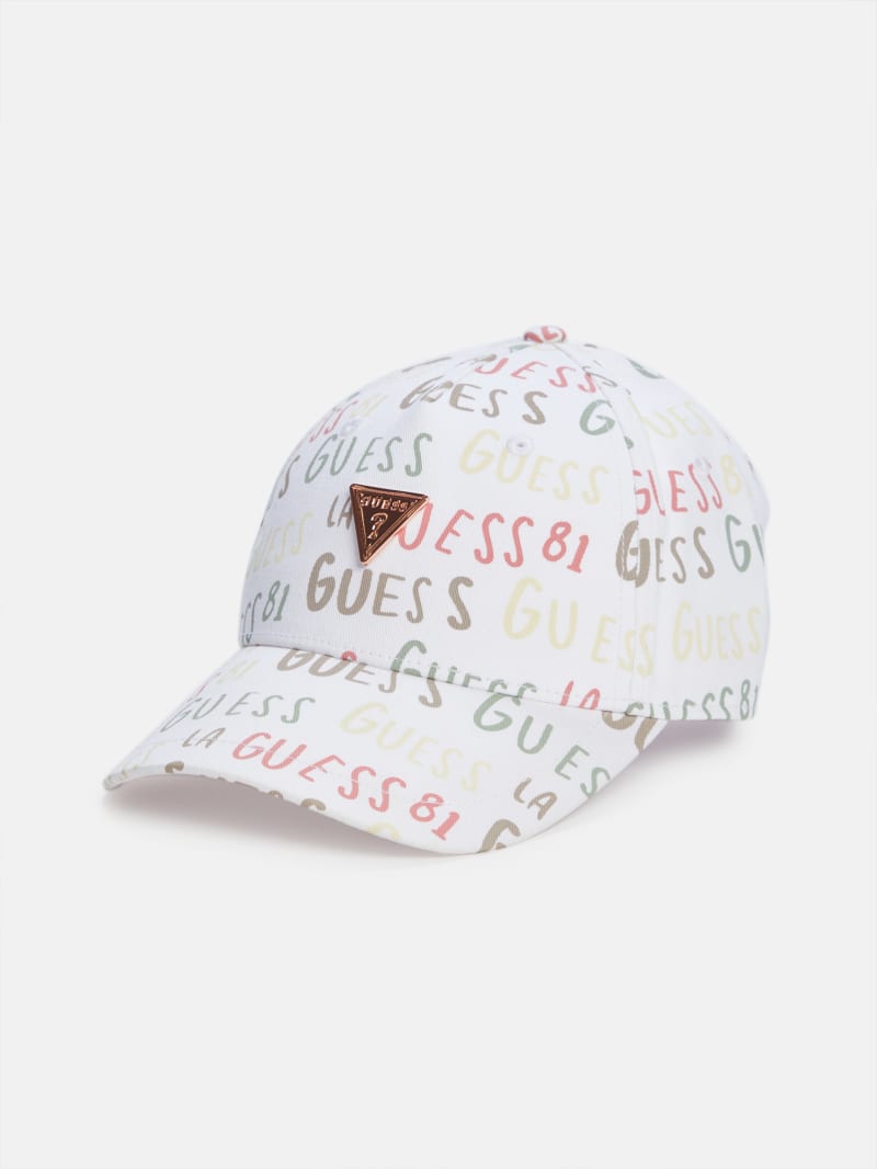 Graffiti Logo Baseball Hat | GUESS Factory