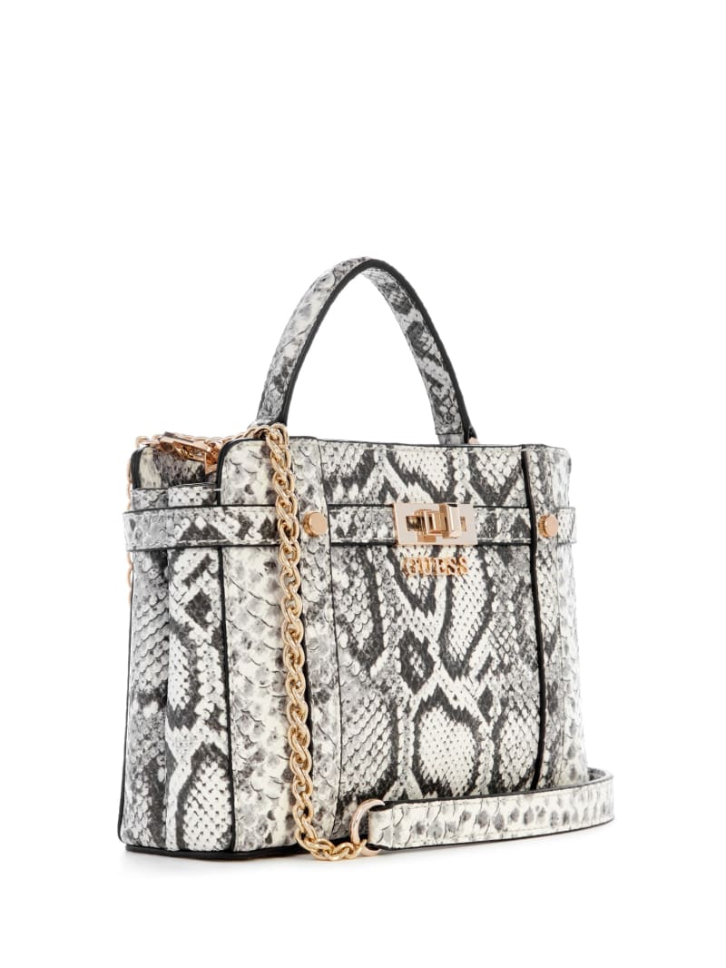 Mini sacoche moirée en serpent Emilee | GUESS Canada