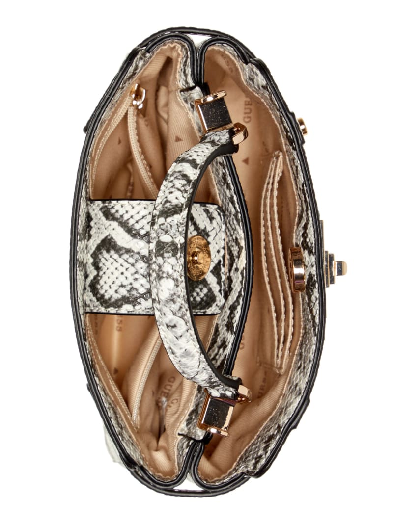 Mini sacoche moirée en serpent Emilee | GUESS Canada
