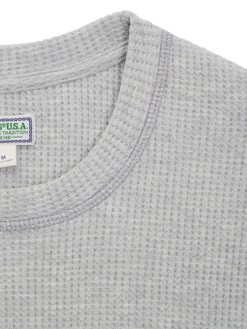 Long Sleeve Waffle Tee | GUESS