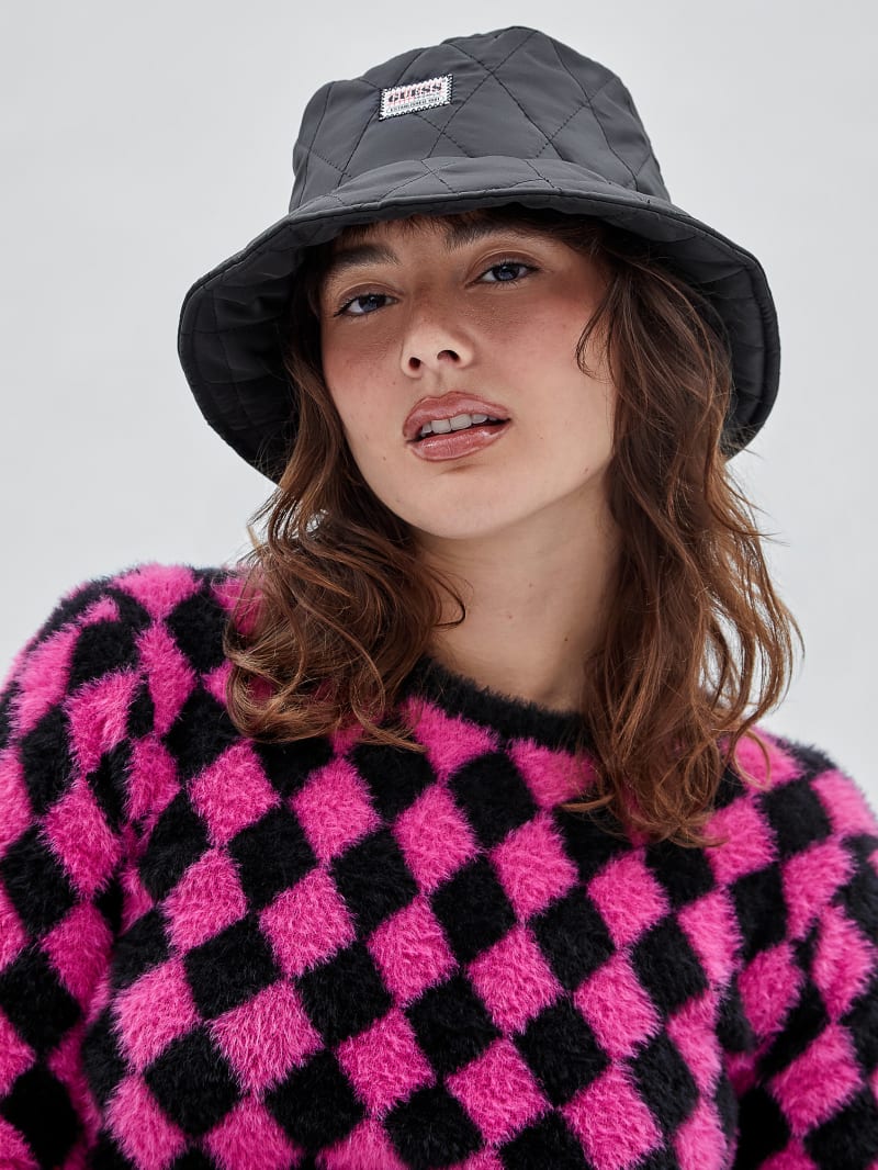 Guess Originals Quilted Bucket Hat Guess