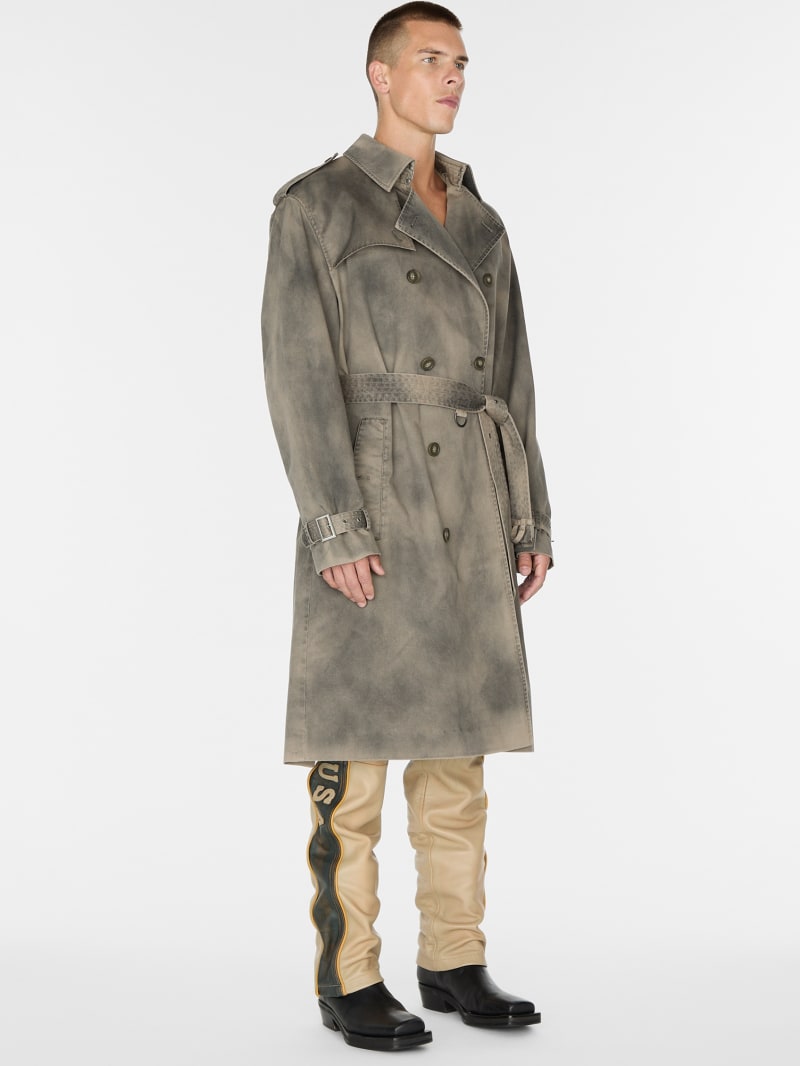 woven trench coat | GUESS