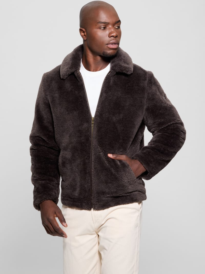 Eco Teddy Sherpa Jacket | GUESS
