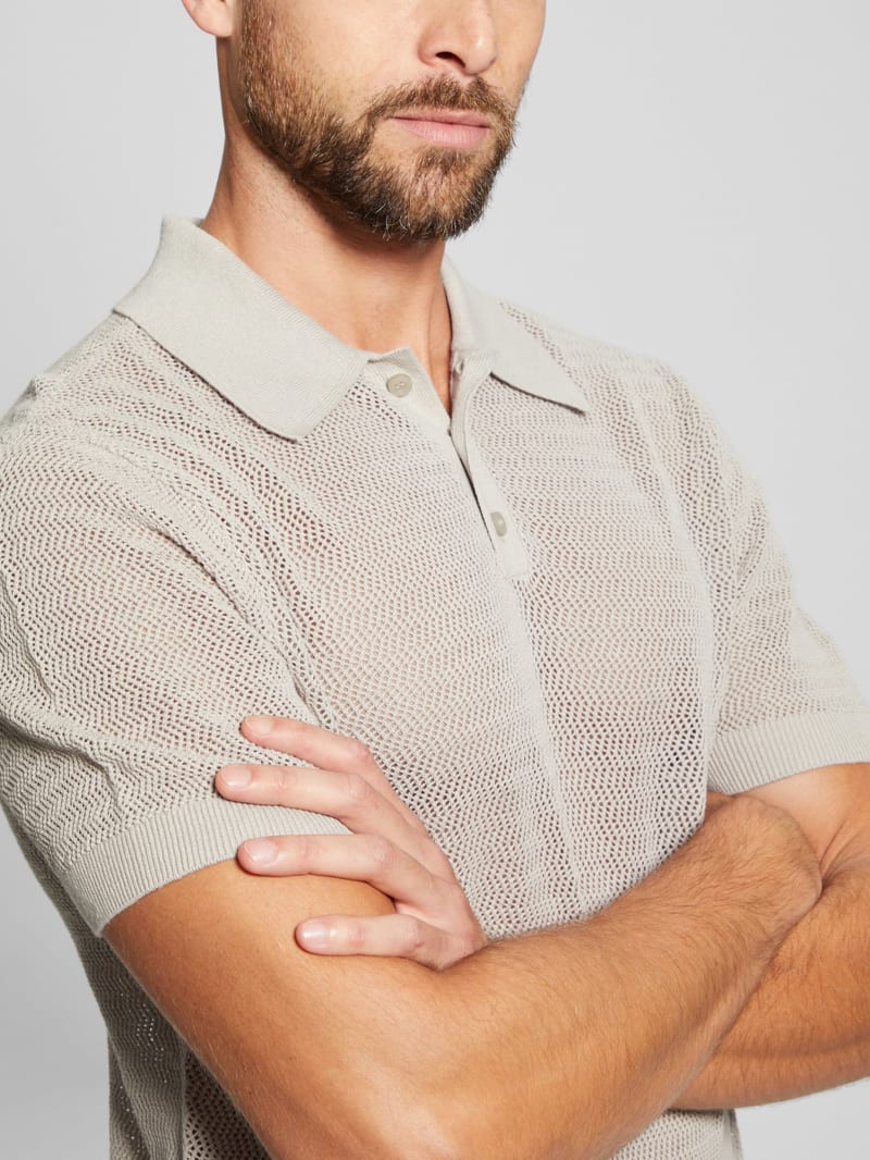 Eric Herringbone Polo | GUESS