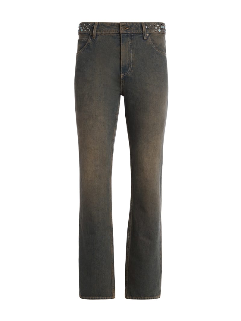 embellished flare pants | GUESS