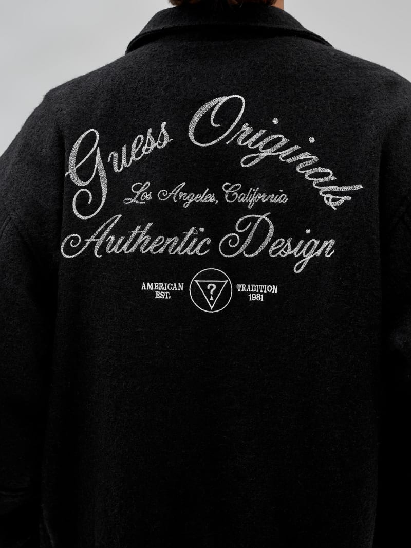 GUESS Originals Wool-Blend Varsity Jacket | GUESS