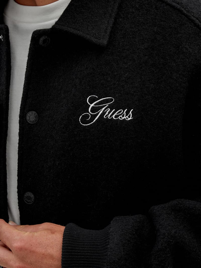 GUESS Originals Wool-Blend Varsity Jacket | GUESS