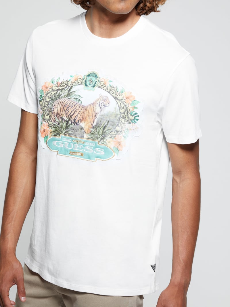 Eco Tiger Label Tee | GUESS