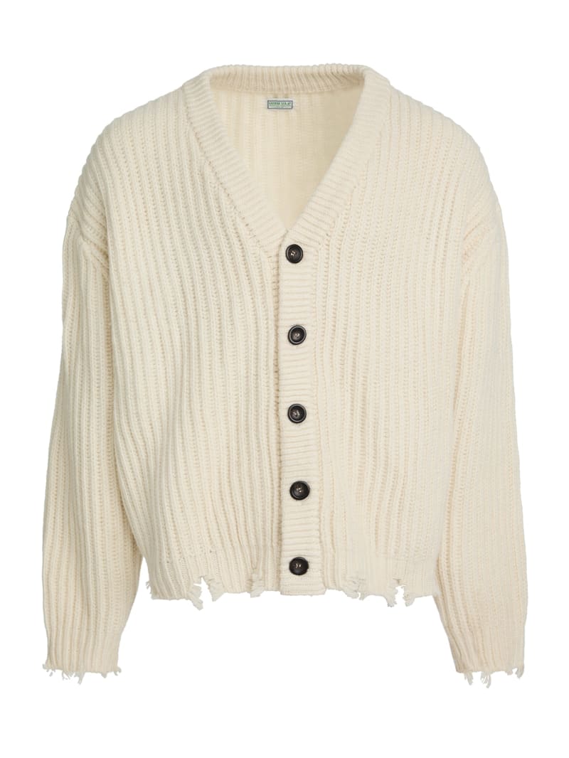 GUESS® frayed cardigan