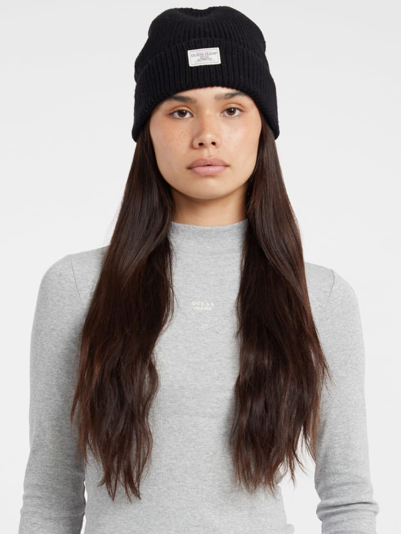 GUESS® Wool-Blend Patch Beanie
