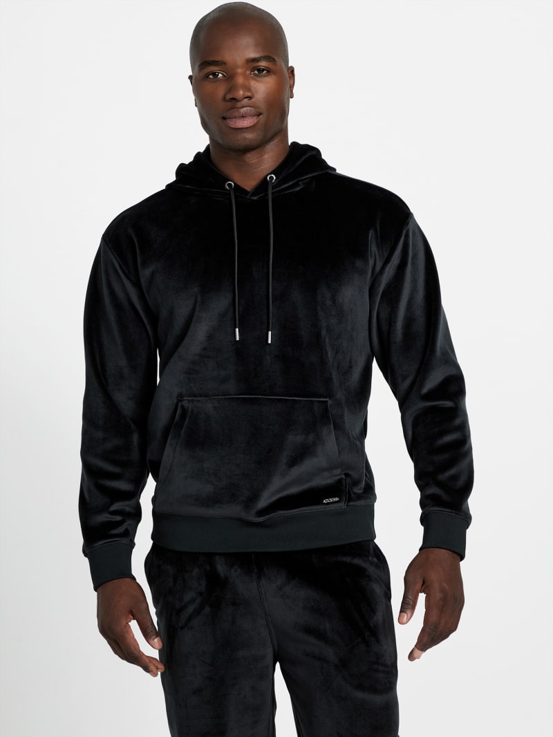 GUESS® Bonded Velvet Hoodie