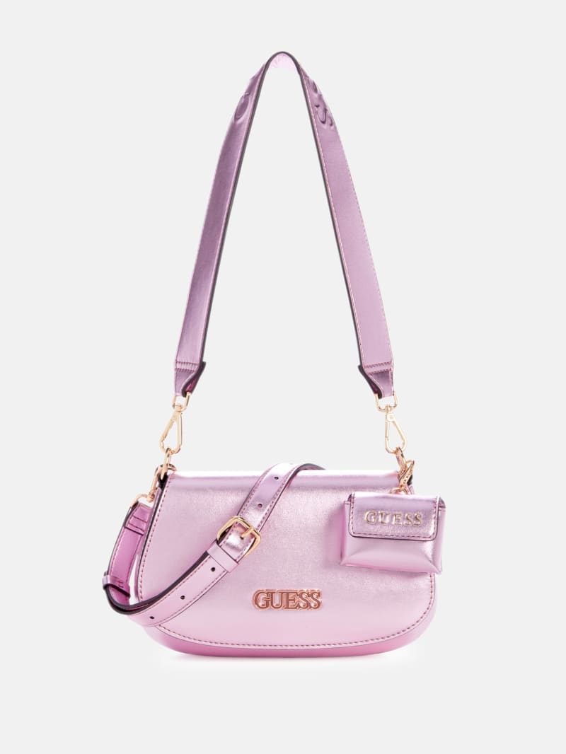 Dollison Metallic Mini Crossbody | GUESS Factory Ca