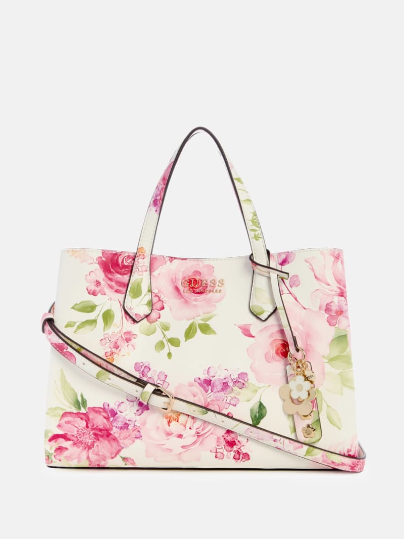 Jennice Floral Satchel | GUESS Factory