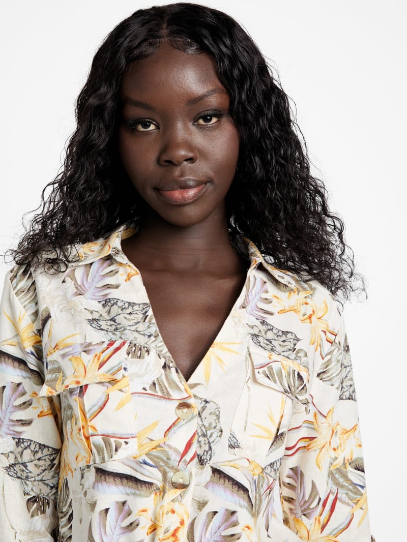 Nadia Tie-Front Top | GUESS Factory