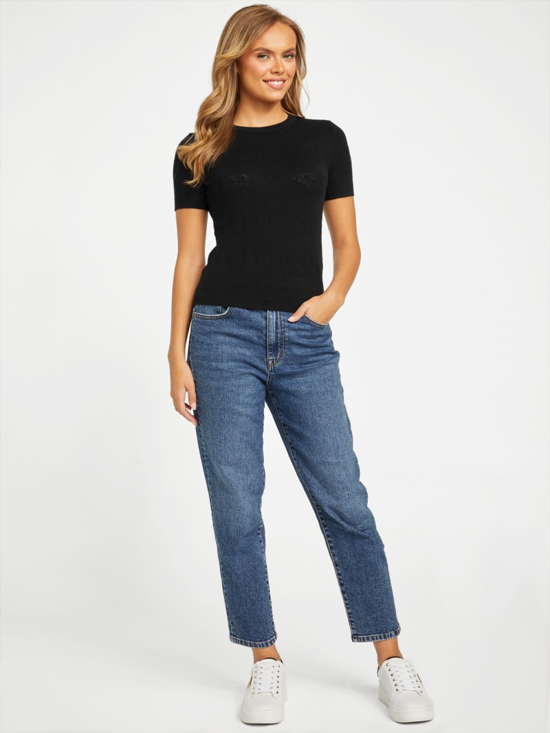 Paisley Sweater Top | GUESS Factory