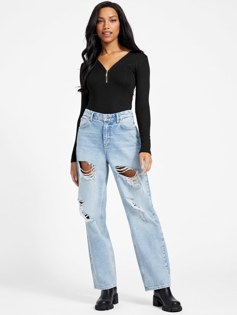 Travis Ribbed Top | GUESS Factory