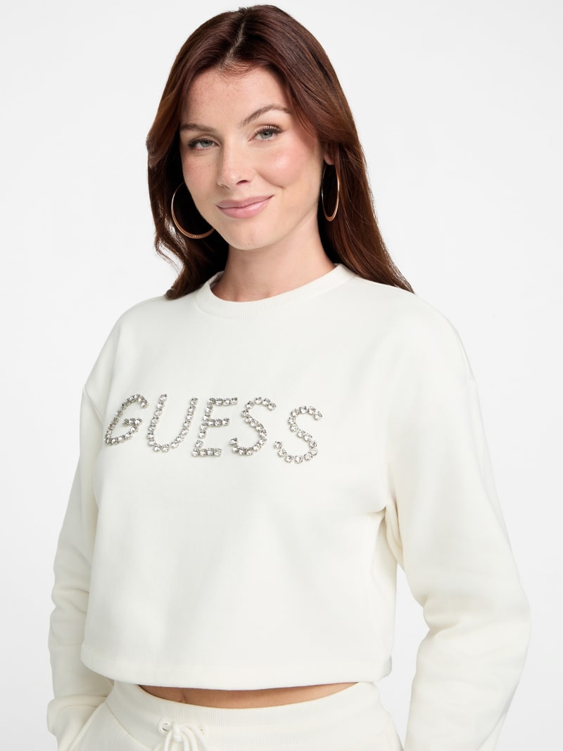 Camila Rhinestone Sweater | GUESS Factory