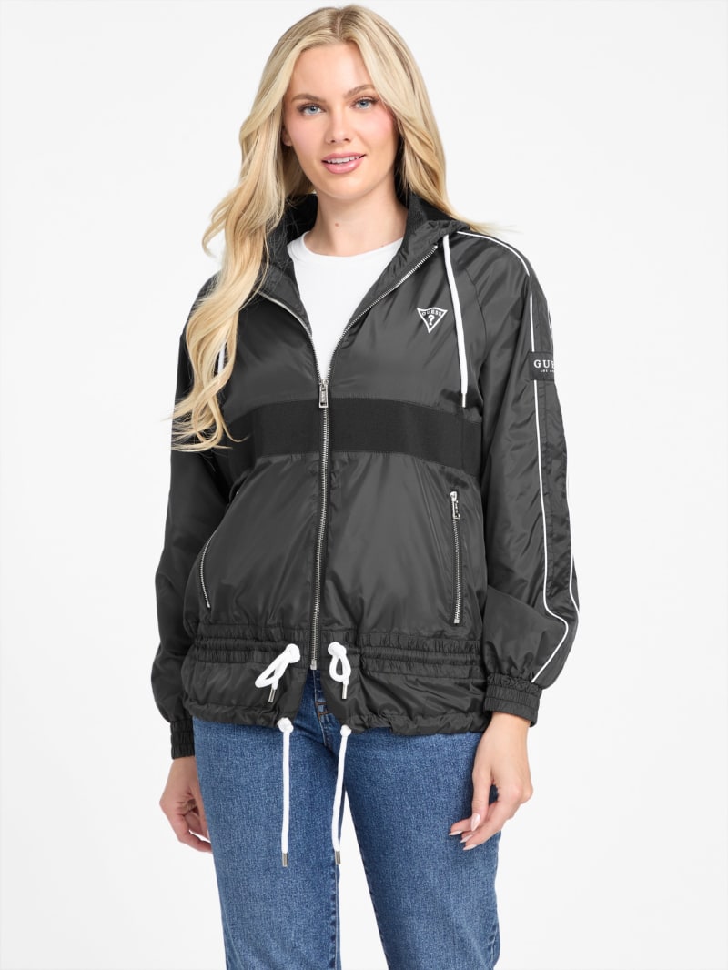 Arlo Windbreak Hooded Jacket | GUESS Factory