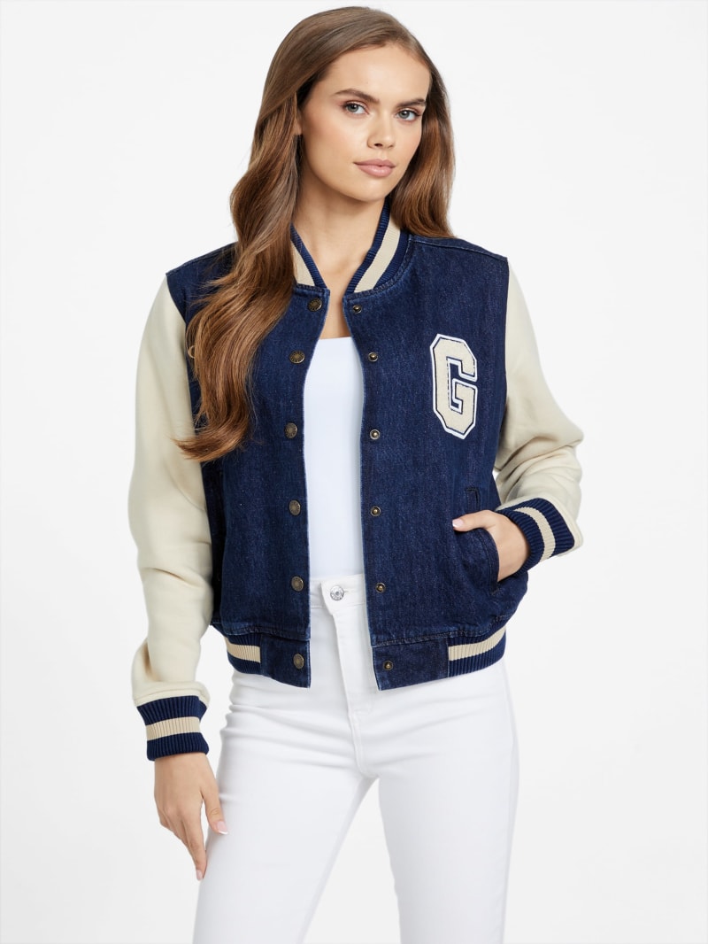 Savanna Varsity Jacket | GUESS Factory