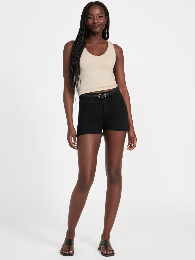 Eco Sally Belted Denim Shorts | GUESS Factory