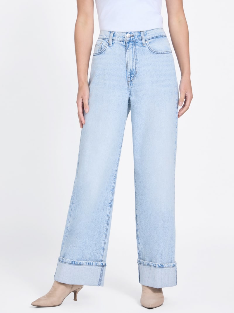 Kienen 90's High-Rise Relaxed Wide Cuffed Jeans | GUESS Factory