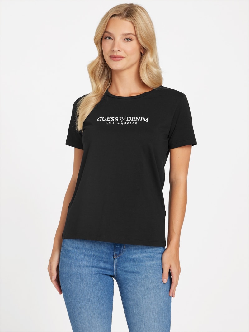 Cami Embroidered Logo Tee | GUESS Factory Ca