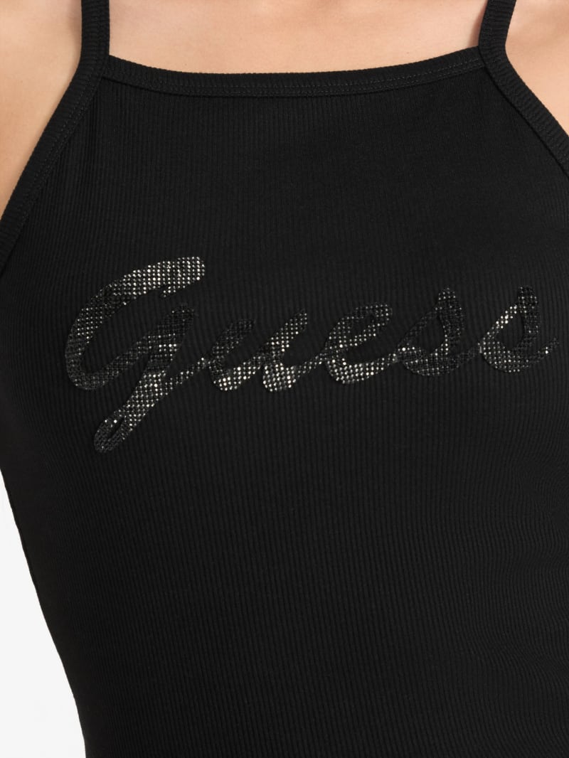 Pia Rhinestone Tank | GUESS Factory