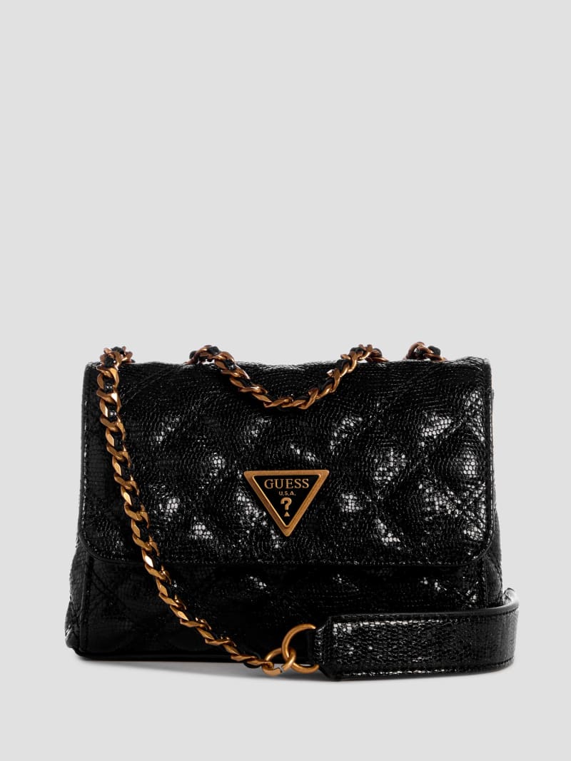 Giully Tweed Mini Convertible Crossbody | GUESS Canada