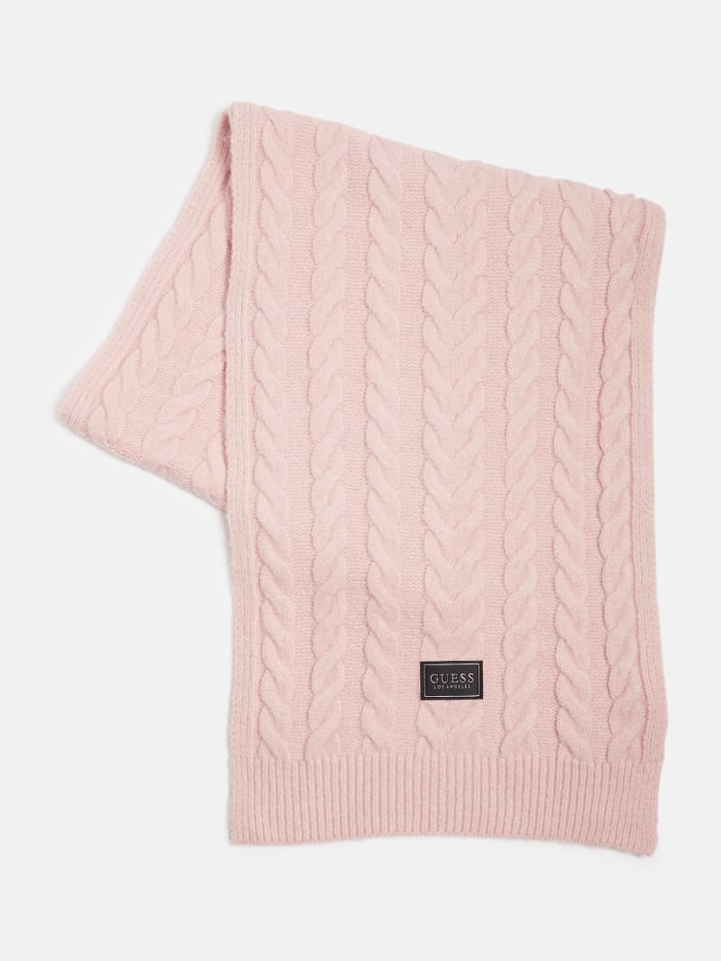 Cable-Knit Scarf | GUESS Factory
