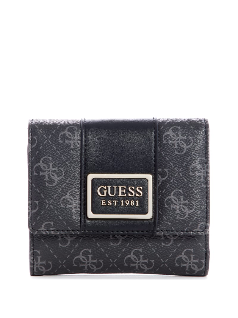 Guess Tyren Logo-Print Trifold Wallet - SG796643-COA
