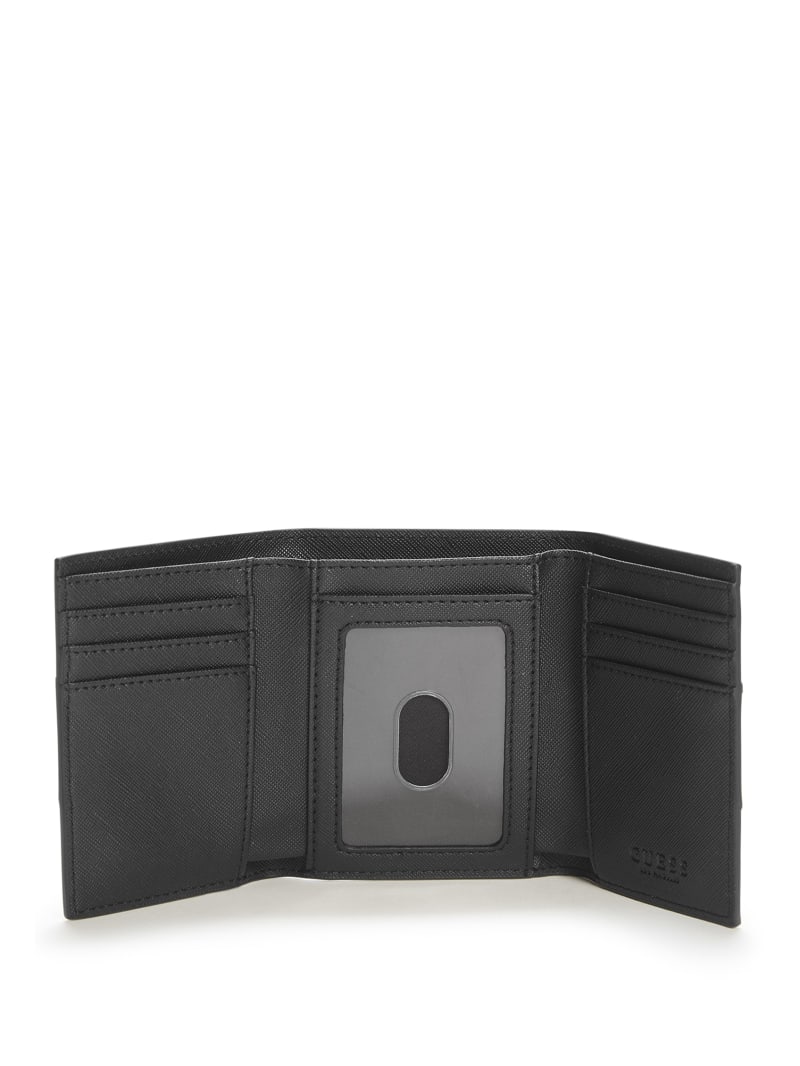 Debossed Logo Trifold Wallet | GUESS Factory